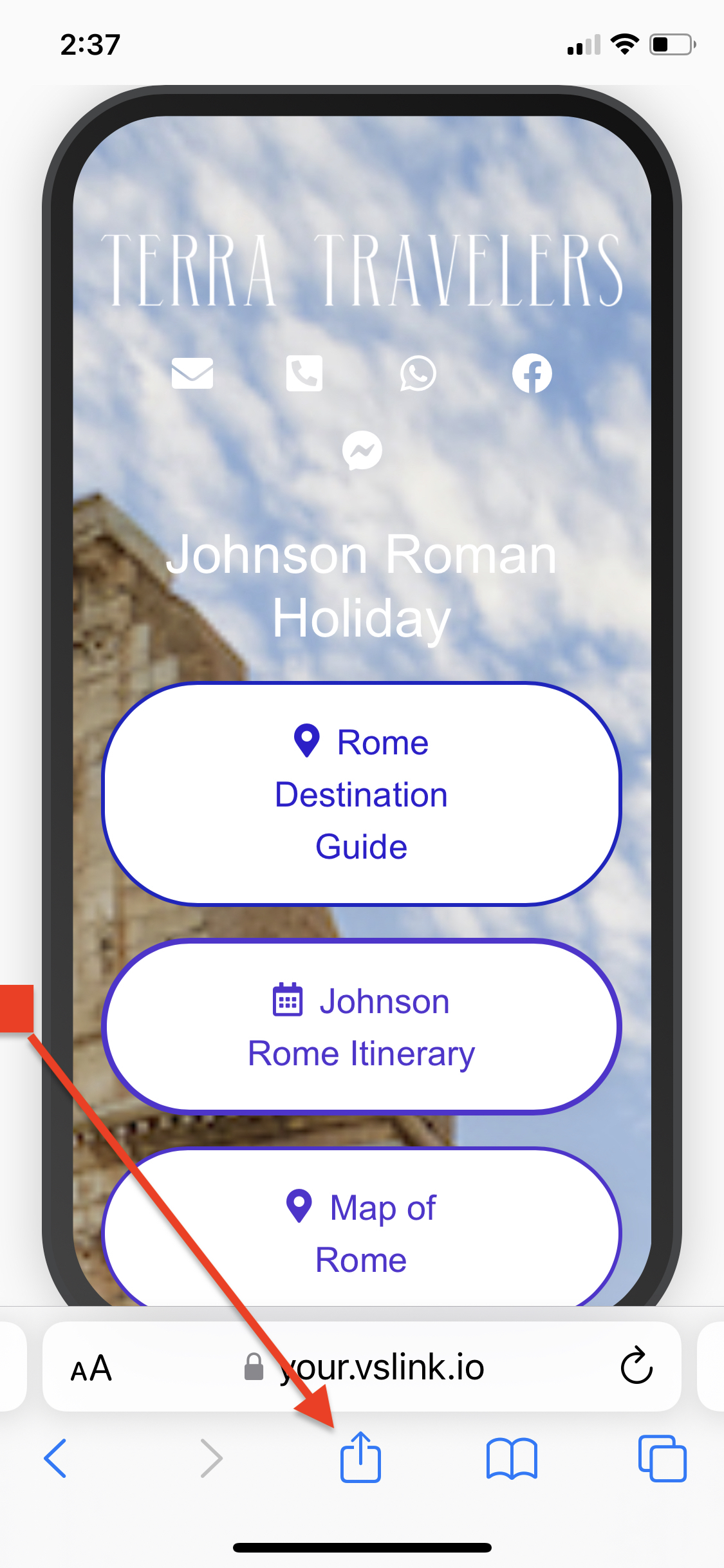 Add a Website Icon to Mobile Device Home Screen – Voyager Help Center